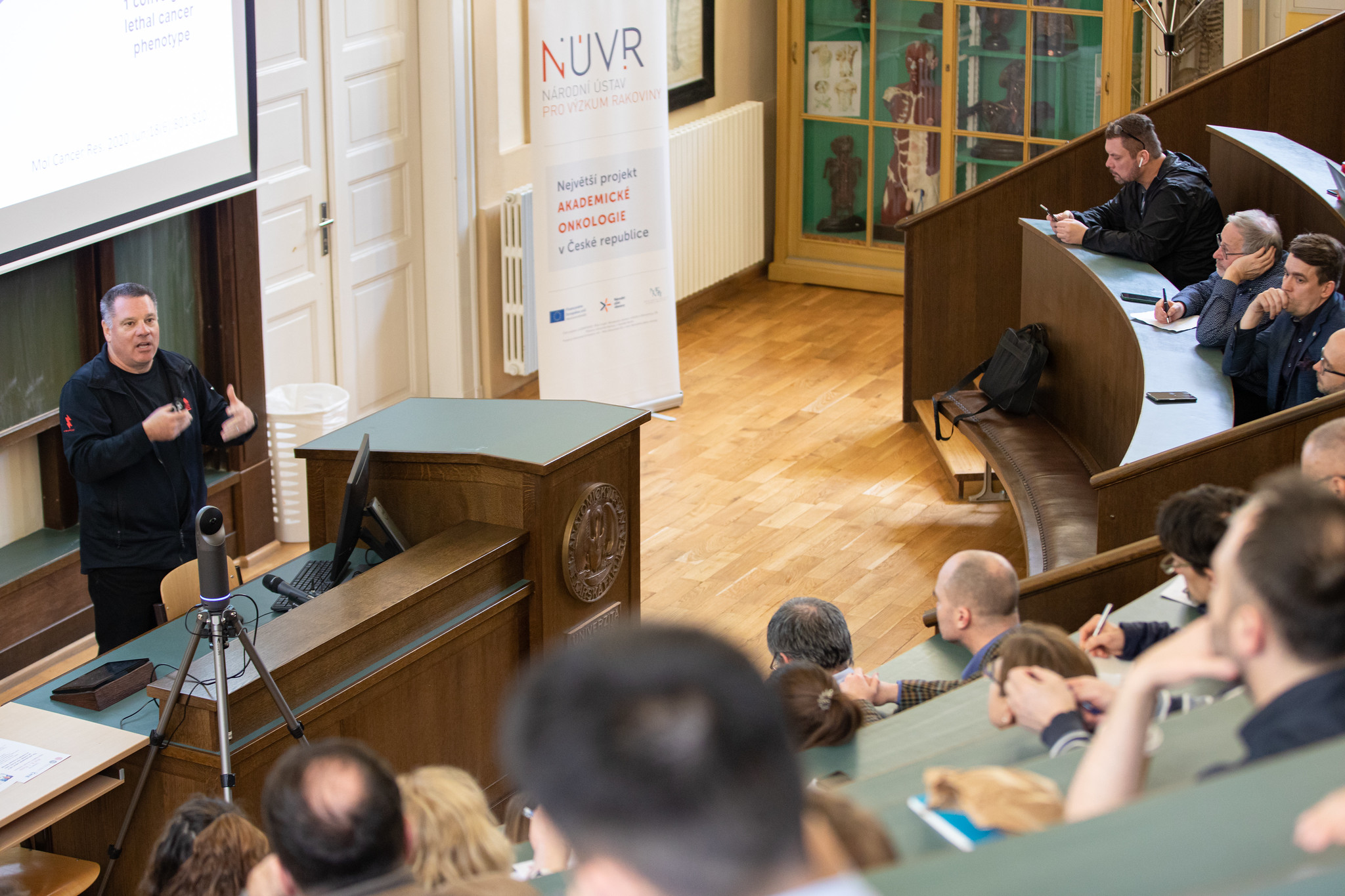 O nádorové ekologii s prof. Pientou z Johns Hopkins University ...